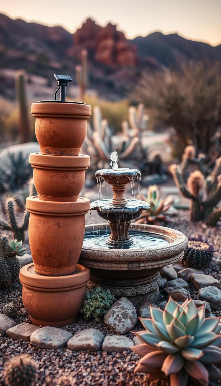 10 Solar Fountains Outdoor Diy Ideas - DIYCozy: Nails, Decor, DIY ...