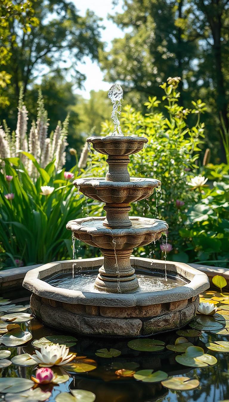 10 Solar Fountains Outdoor Diy Ideas - DIYCozy: Nails, Decor, DIY ...