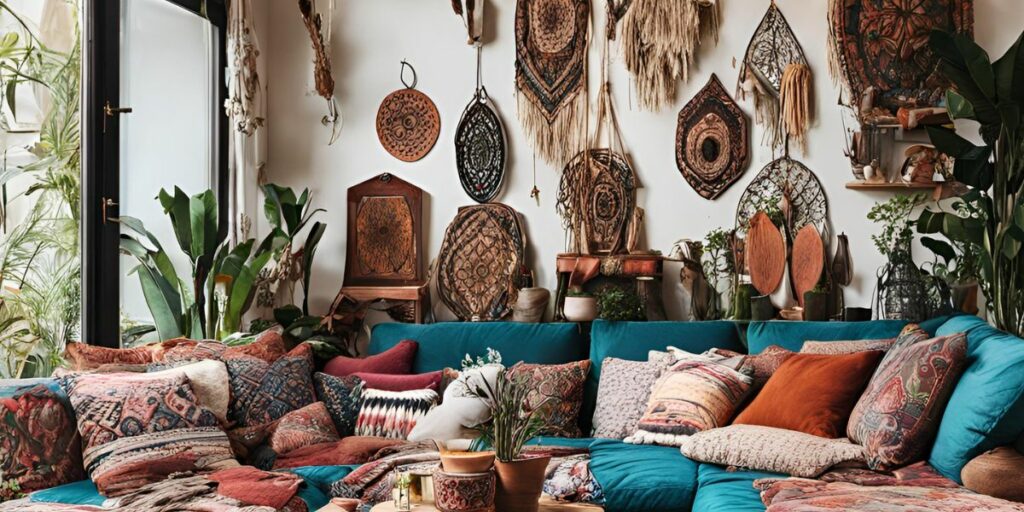 What Is Boho Style Home Decor? Eclectic Aesthetic - DIYCozy: Nails ...