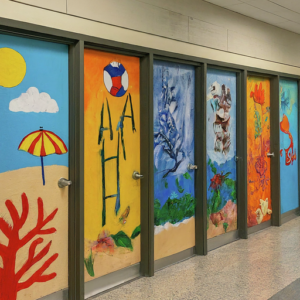 9 DIY Summer Door Decorations Classroom Ideas - DIYCozy: Nails, Decor ...