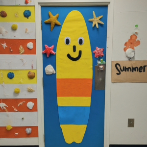 9 DIY Summer Door Decorations Classroom Ideas - DIYCozy: Nails, Decor ...
