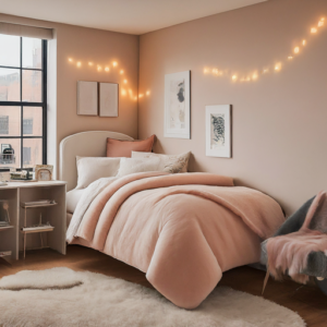 16 Pink Dorm Room Decor Ideas - DIYCozy: Nails, Decor, DIY, Gardening ...