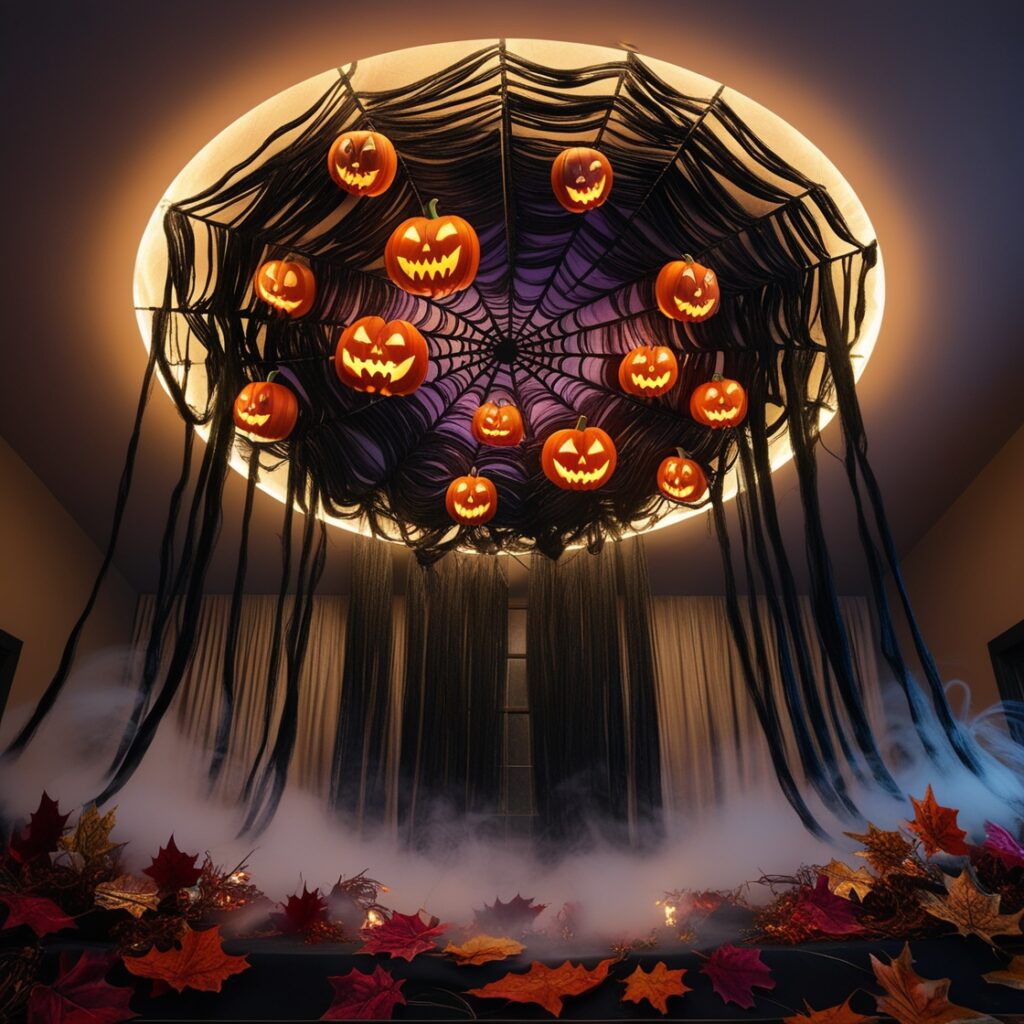 23 Halloween Ceiling Decor Ideas - DIYCozy: Nails, Decor, DIY ...