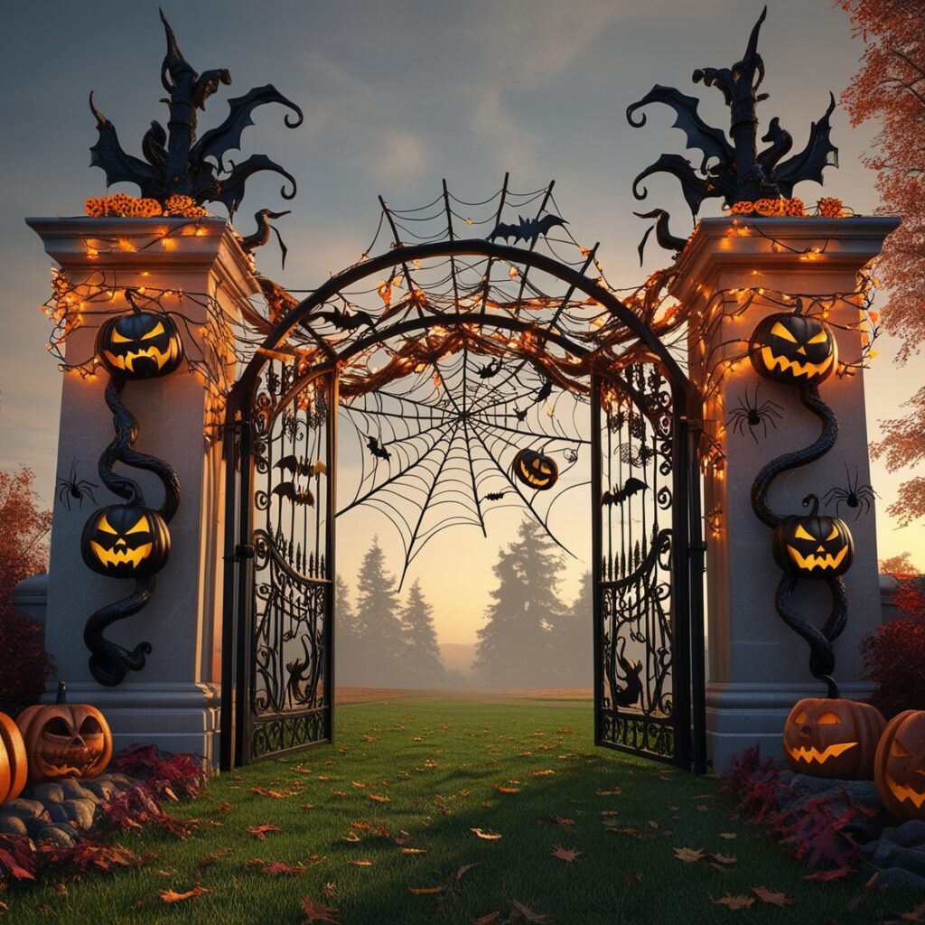 12 Halloween Decorations Entry Gate Ideas - DIYCozy: Nails, Decor, DIY ...