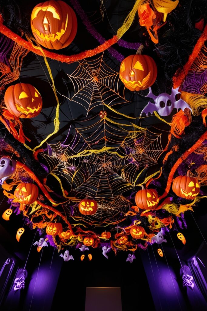 23 Halloween Ceiling Decor Ideas - DIYCozy: Nails, Decor, DIY ...