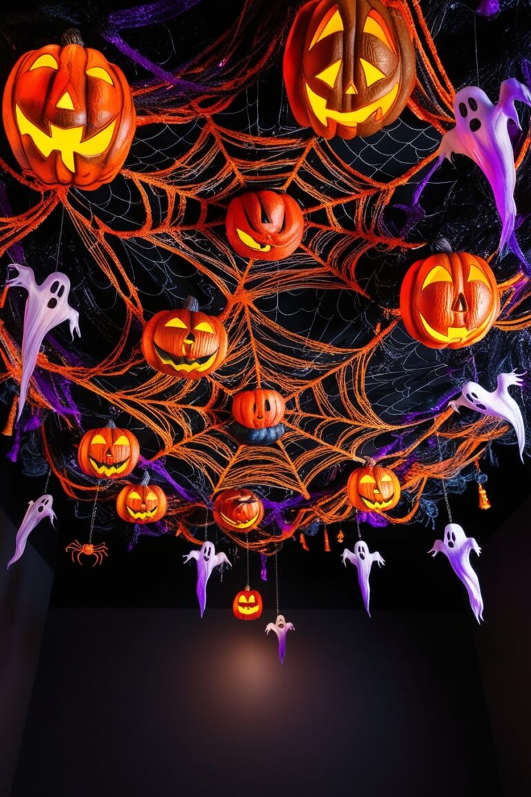 23 Halloween Ceiling Decor Ideas - DIYCozy: Nails, Decor, DIY ...